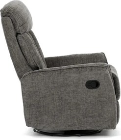 Polohovací křeslo šedé TV-H9327 GREY2