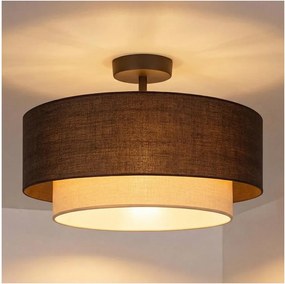 BRILAGI - LED Přisazený lustr BOHO ECO 1xE27/10W/230V pr. 40 cm hnědá/krémová