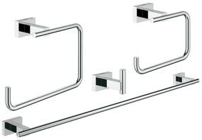 Grohe Essentials Cube - Sada doplňků, chrom 40778001