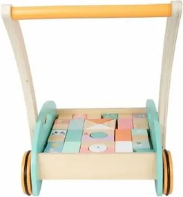 Small Foot Vozík s kostkami / od 12 měsíců