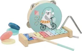 Vilac Dřevěný muzikální set medvídek / od 3 let