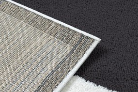 Dywany Łuszczów, Kusový koberec Mode 8598 geometric cream/black, 140x190, černobílá, kancelář