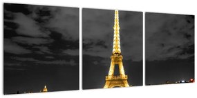 Eiffelova věž v noci - obraz