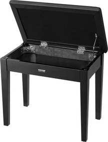Piano Keyboard Úložný prostor na lavici Polstrované sedátko Dřevěná toaletní stolek