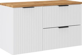 Comad Koupelnová skříňka pod deskové umyvadlo s košem na prádlo Nova White 100 bílá
