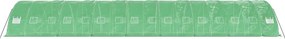 Skleník s ocelovým rámem zelený 80 m² 16 x 5 x 2,3 m 3188089