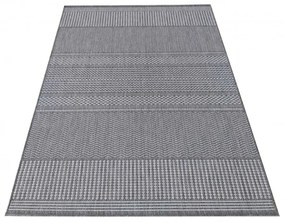 Šedý skandinávský koberec s jemným vzorováním Šířka: 120 cm | Délka: 170 cm