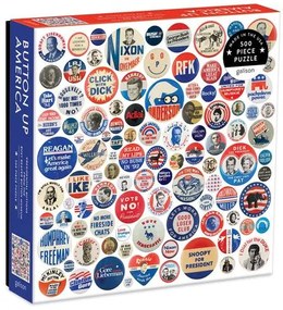 Galison Puzzle Placky Ameriky 500 dílků