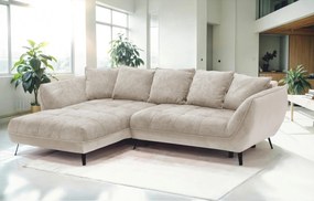 XXXLutz ROHOVÁ SEDAČKA, textil, pískové barvy, béžová MID.YOU - Sedací soupravy - 000694008403