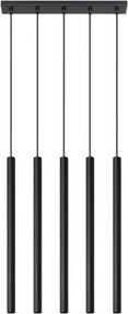 Lustr SOLLUX Pastelo 5 G9 5x40W bez zdroje SL.0472 černá