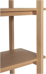 Regál v dekoru dubu v přírodní barvě 80x150x39 cm Epoch – Hübsch