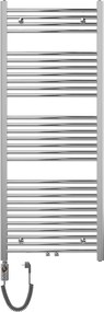 Mexen Ares, elektrické topné těleso 1500x600 mm + topná tyč 600 W, chromová, W102-1500-600-2600-01