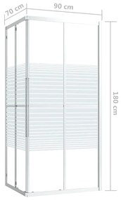Sprchová kabina ESG 90 x 70 x 180 cm - Default Title