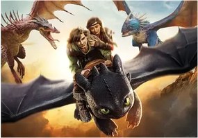EDUCA Puzzle Jak vycvičit draka / 200 dílků / 40x28 cm