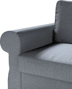 Potah na pohovku IKEA Backabro 2-místná, rozkládací barva šedá látka pletený vzor