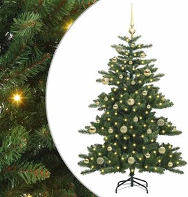 Umělý Skládací Vánoční Strom Zelená 150 cm PVC a ocel 3397657