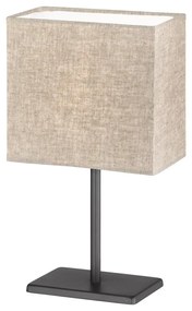 Černo-béžová stolní lampa s textilním stínidlem (výška 30 cm) Kate – Fischer &amp; Honsel