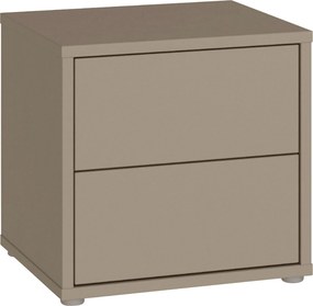 XXXLutz NOČNÍ STOLEK, šedohnědá, 50/48/42 cm Carryhome - Online Only noční stolky - 000687018386