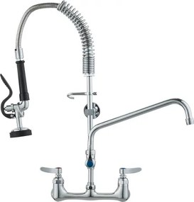 Komerční baterie s oplachovacím rozprašovačem, 63,5 cm výška, 20,3 cm střed, 30,5 cm