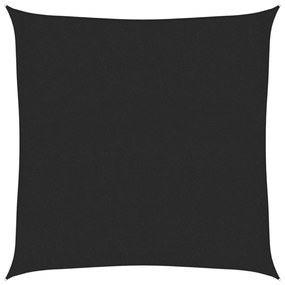 Stínící plachta 160 g/m² černá 3,6 x 3,6 m HDPE 311715