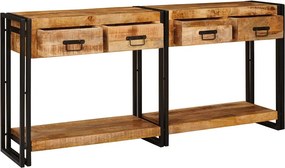 Konzolové stolky 2 ks Hnědá 161 x 33 x 75 cm 3324223