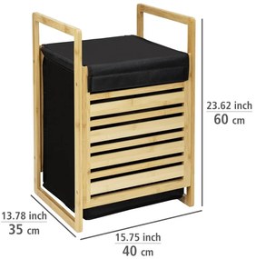 Látkový koš na prádlo 47 l Ecori – Wenko