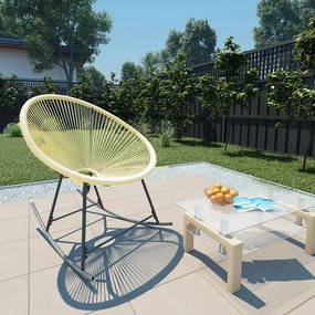Zahradní křeslo Acapulco polyratan béžové 313140