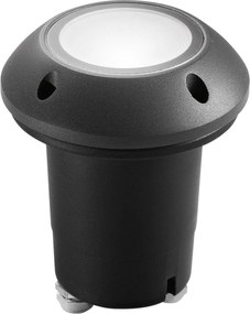 FAN I-HUMMER-UP-ANT Pojízdné svítidlo Faro Carrabile Hummer Inox, antracitové, 1 x GU10, 10,5 x 10,5 x 14,4 cm, IP67 - FANEUROPE