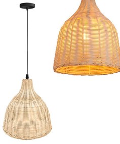 Toolight Natural, stropní svítidlo 1xE27 APP1645-1CP, přírodní hnědá, OSW-05113
