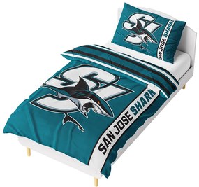 Mikroplyšové povlečení NHL San Jose Sharks Belt