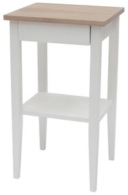OnaDnes -20% Světlý dubový odkládací stolek RAGABA ENTLIK 40 x 35 cm