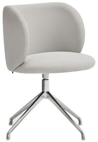 OnaDnes -20% Světle šedá čalouněná konferenční židle Teulat Mogi II.