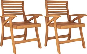 3dílný zahradní jídelní set masivní akáciové dřevo 3156857