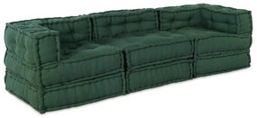 Modulová pohovka Textil Zelená 210 x 70 x 56 cm 3315077