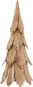 Přírodní vánoční dřevěný stromek z kousků dřeva Tree Wood – 23*23*58 cm
