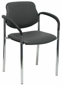 Recepční židle Villalgordo P&C SP600CB S opěrkami na paže, Tmavě šedá