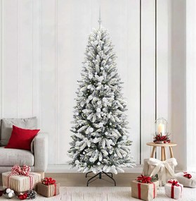 Umělý vánoční stromeček Bílá 210 cm PVC, plast, ocel a PE 3396060