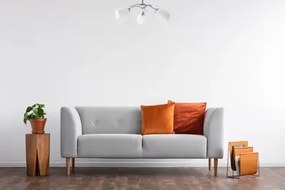 Activejet NIKITA niklová / Stropní svítidlo / 3x závit E27 / IP20 / be