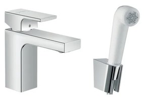 Hansgrohe Vernis Shape - Sada Bidette - Umyvadlová baterie stojánková s bidetovou sprškou, chrom 71216000