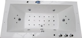 BPS-koupelny Hydromasážní vana HYD-RA640 180x90 bez ohřevu vody