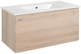 Koupelnová skříňka s umyvadlem Naturel Ancona 100x45x46 cm akácie ANCONA2100DV