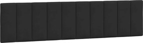 Postel s matrací Hanko černá 200 x 200 cm samet 3208618