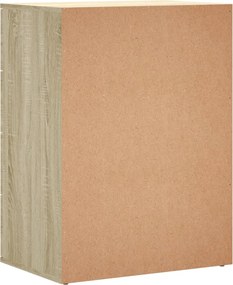 Příborníky 2 ks dub sonoma 60 x 39 x 80 cm kompozitní dřevo 3276625