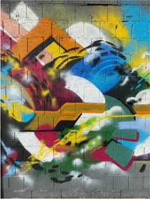 Yudoe 06 | Letter B Rám: Bílý, Velikost: 70 x 50 cm