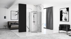 Rea Axin, sprchový kout 90x90x195 cm + bílá sprchová vanička Diamond, KPL-K8779