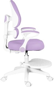 Dětská rostoucí židle Neoseat KIDDY TWO — látka, pratelný potah, fialová
