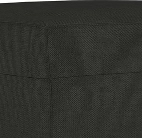 3dílná sedací souprava s poduškami černá textil 3202130