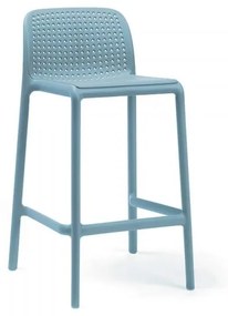 Nardi Plastová barová židle BORA s nižším sedem Odstín: Antracite - Černá