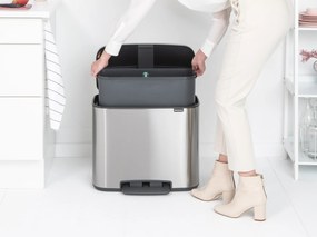 Brabantia BO pedálový koš matná ocel otiskuvzdorná