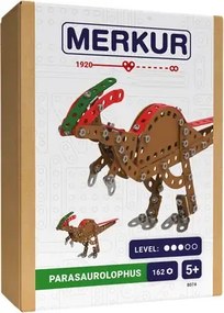 MERKUR Kovová stavebnice DINO Parasaurolophus / 162 dílků / od 5 let